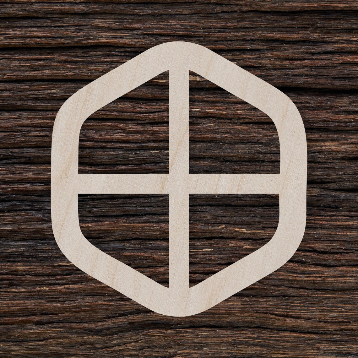 Wooden Hexagon Window Frame for Crafts and Decorations - Etsy