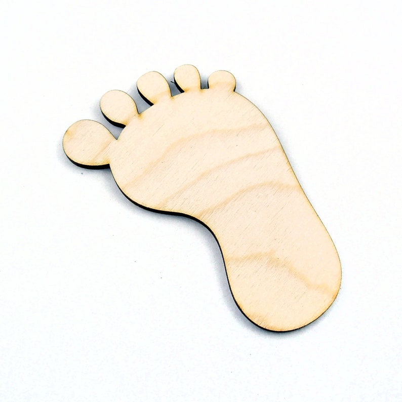 Wooden Baby Feet Shape for Crafts and Decoration Laser Cut | Etsy