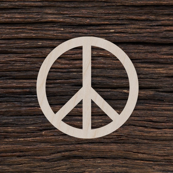 Wooden Peace Sign for Crafts and Decorations Peace Sign | Etsy