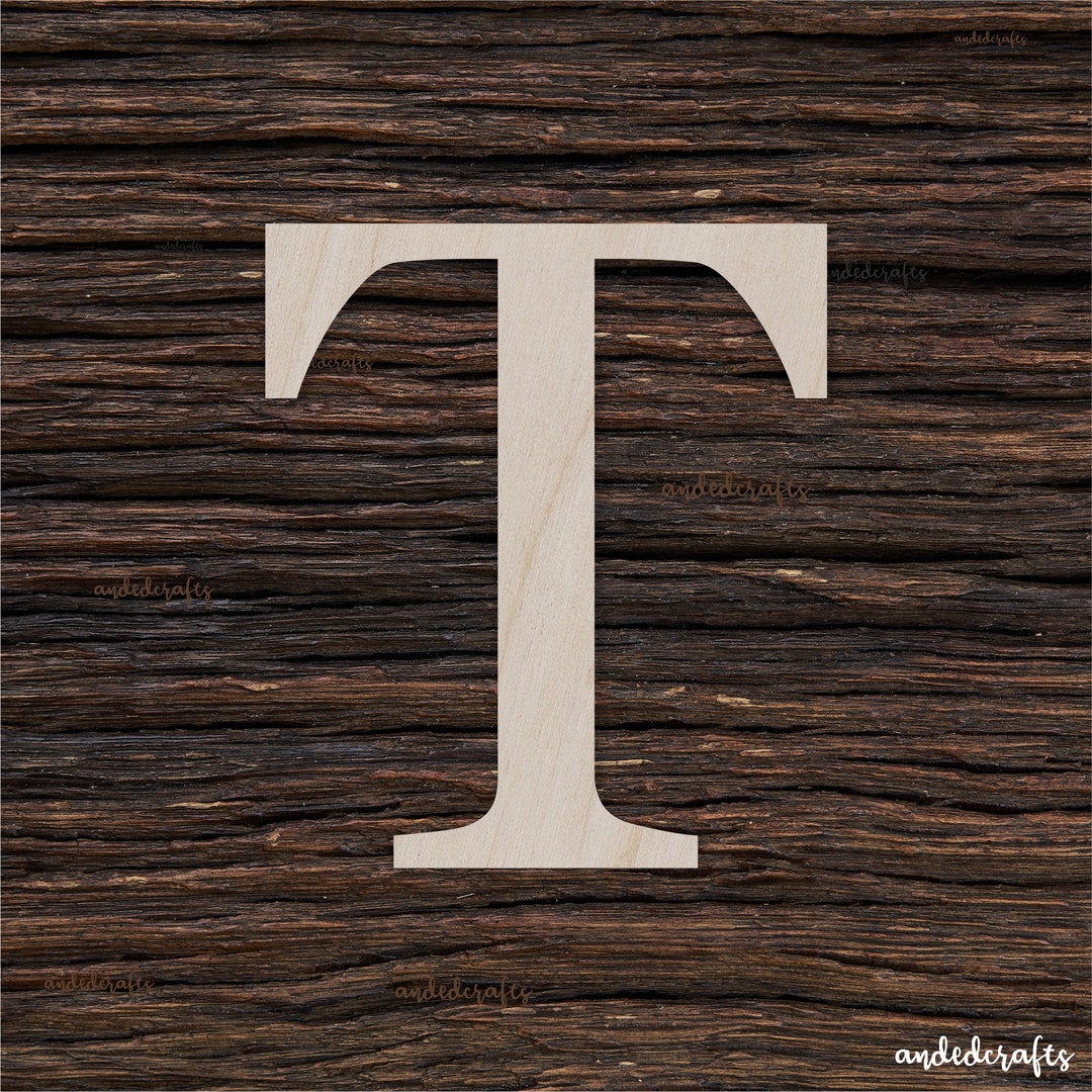 Wooden Tau Shape for Crafts and Decoration - Laser Cut - Tau Cutout ...