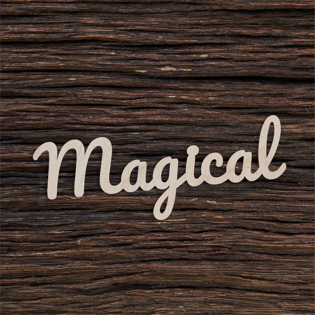 Wooden Magical Sign Shape for Crafts and Decoration - Laser Cut ...
