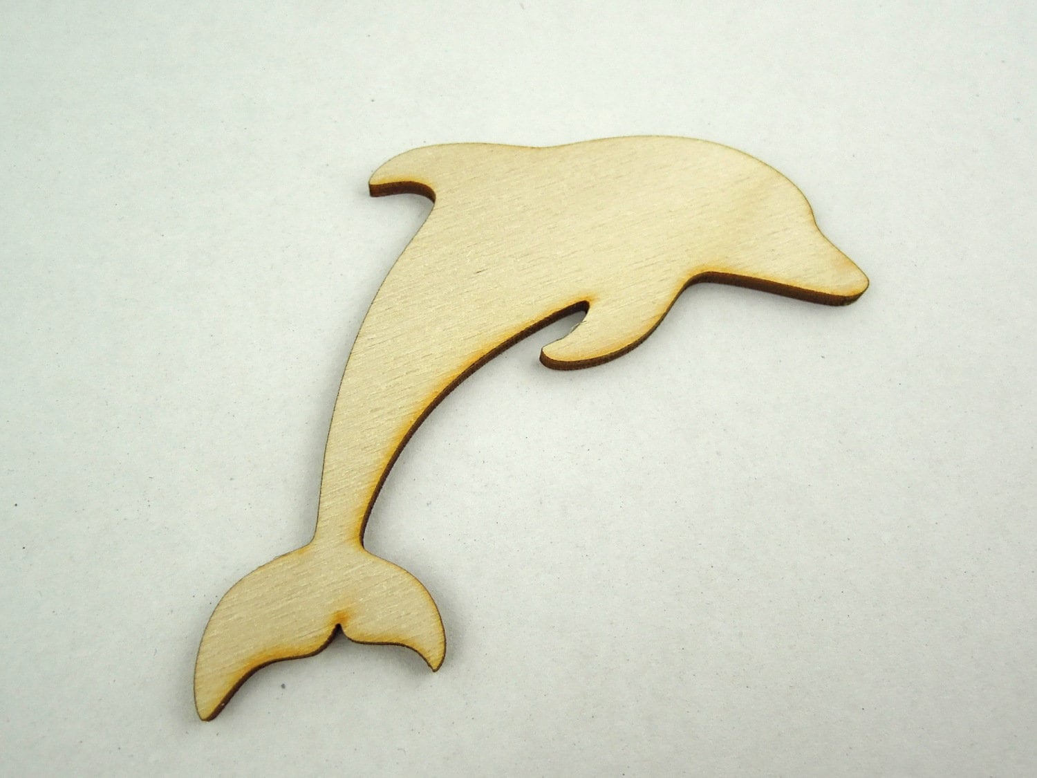 Wooden Dolphin Shape for Crafts and Decoration Laser Cut - Etsy