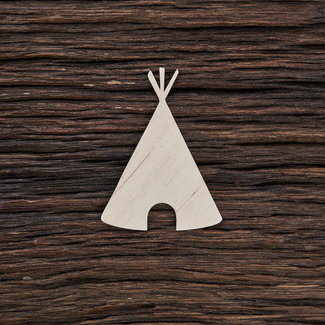 Wooden Boho Teepee Shape for Crafts and Decoration - Laser Cut - Indian ...