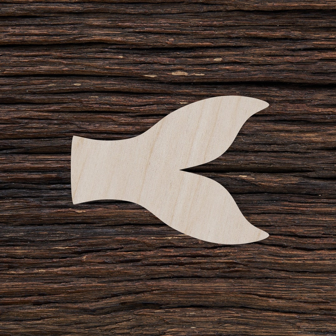 Wooden Fish Tail for Crafts and Decorations - Fish Tail Shape - Fish ...