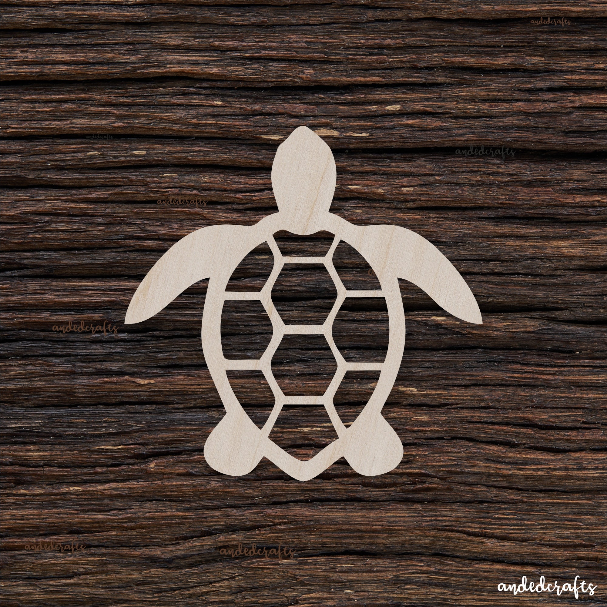 Wooden Sea Turtle Shape for Crafts and Decoration Laser Cut - Etsy