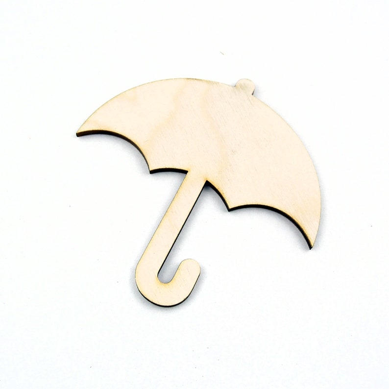 Wooden Umbrella Shape for Crafts and Decoration - Laser Cut - Umbrellas ...