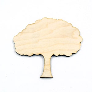 Wooden Tree Shape for Crafts and Decoration - Laser Cut - Blank Craft ...