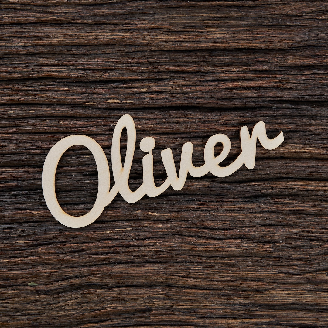 Wooden Custom Name Sign for Crafts & for Decoration - Laser Cut ...