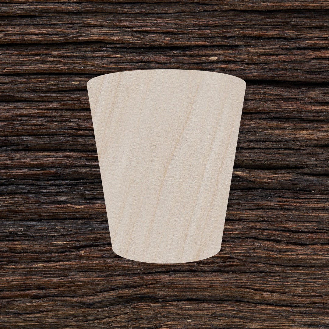 Wooden Shot Glass for Crafts and Decorations - Shot Glass Pendant ...
