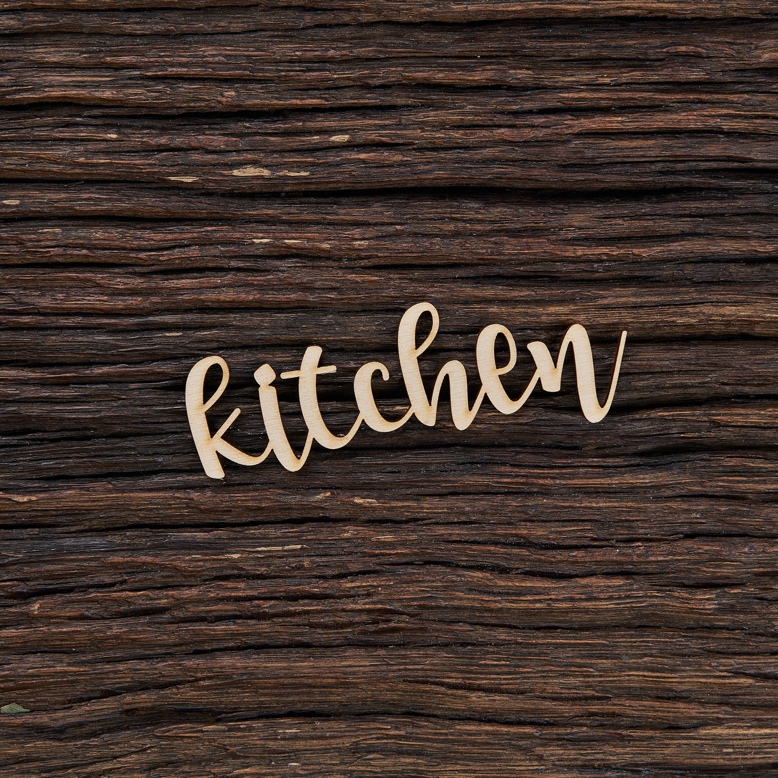 Wooden Kitchen Sign Shape for Crafts and Decoration - Laser Cut ...