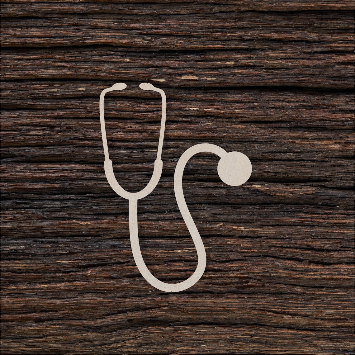 Wooden Stethoscope for Crafts and Decorations - Stethoscope Earrings ...
