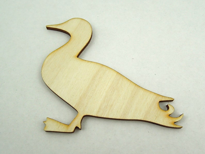 Wooden Duck Shape for Crafts and Decoration Laser Cut Wood - Etsy Australia