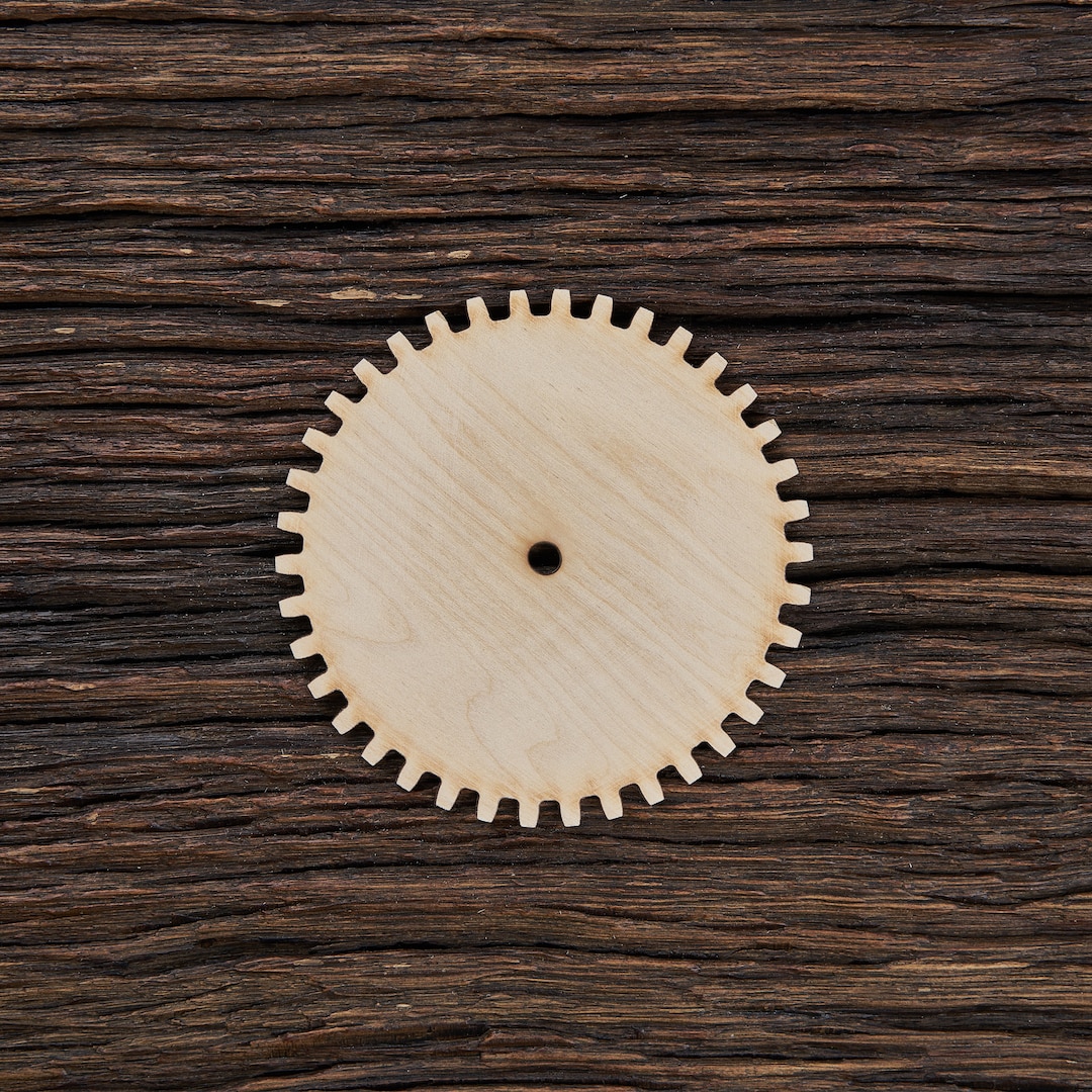 Wooden Gear for Crafts - Laser Cut - Steampunk Gears - Wooden Cogwheel ...