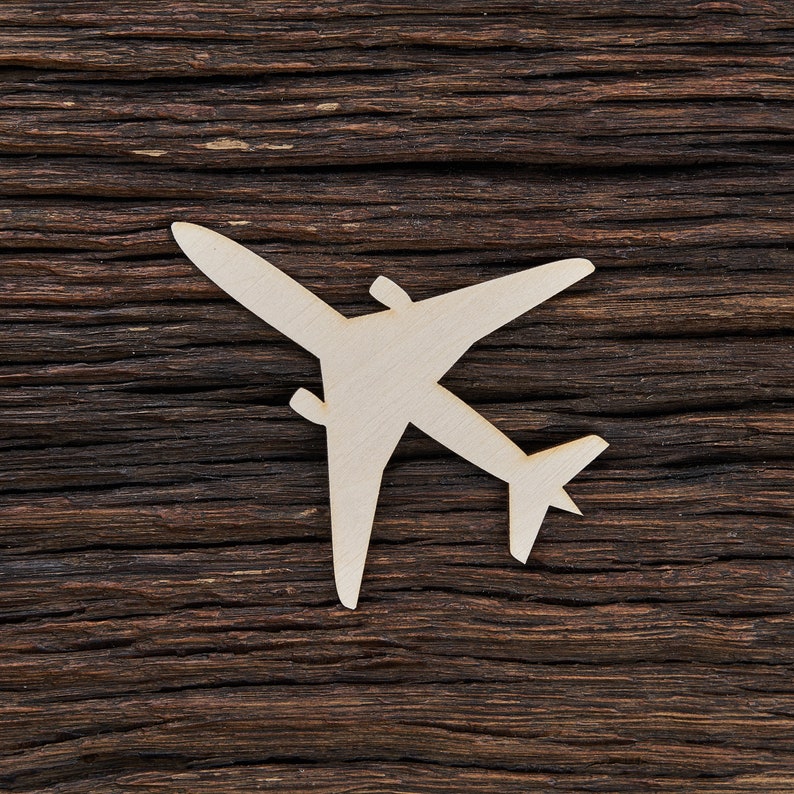 Wooden Boeing Airplane Shape for Crafts and Decoration - Laser Cut ...