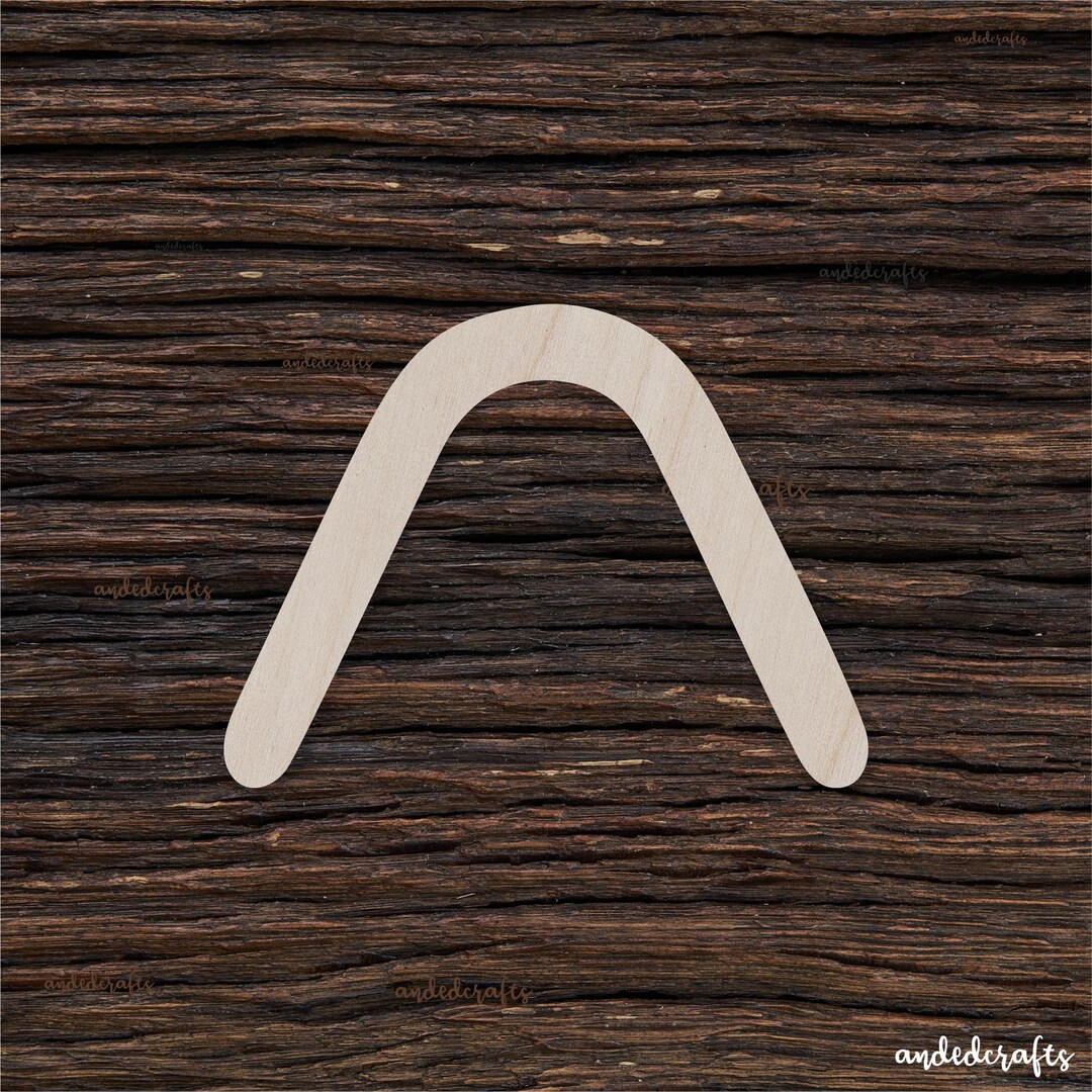 Wooden Boomerang for Crafts and Decorations - Wooden Blanks - Craft ...