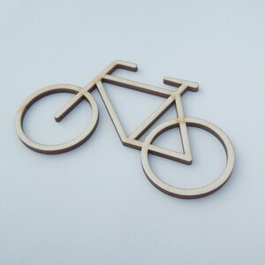 Wooden Bike Shape for Crafts and Decoration Laser Cut - Etsy