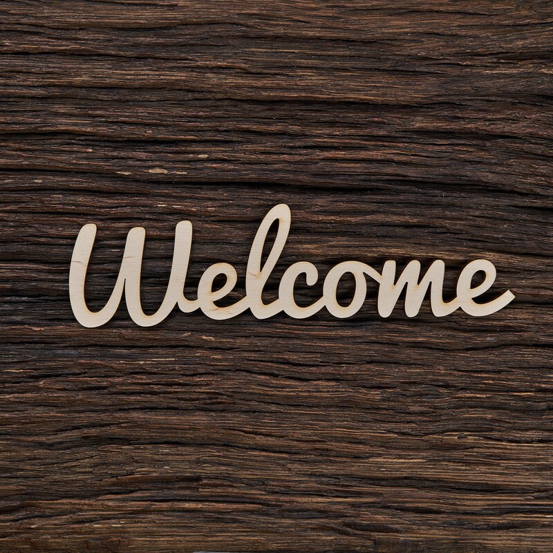 Rustic Welcome Sign - Etsy
