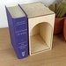 Wooden Wide Book Nook With Secret Drawer for Light Shape for Crafts and ...