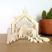 Simple Wooden Nativity Set Shape for Crafts and Decoration - Laser Cut ...