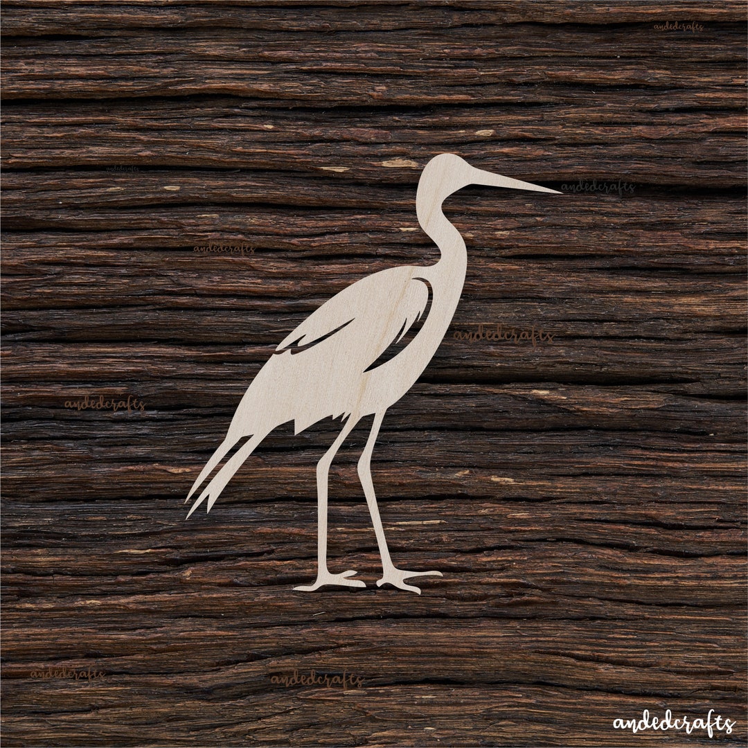 Wooden Stork for Crafts and Decorations - Wooden Blanks - Craft Blanks ...