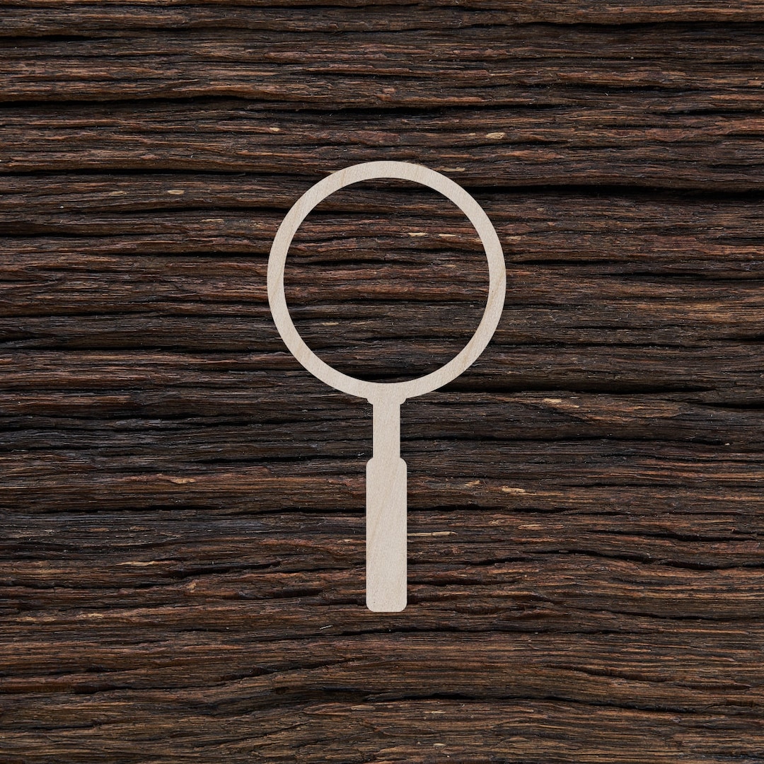 Wooden Magnifying Glass for Crafts and Decorations - Magnifying Glass ...