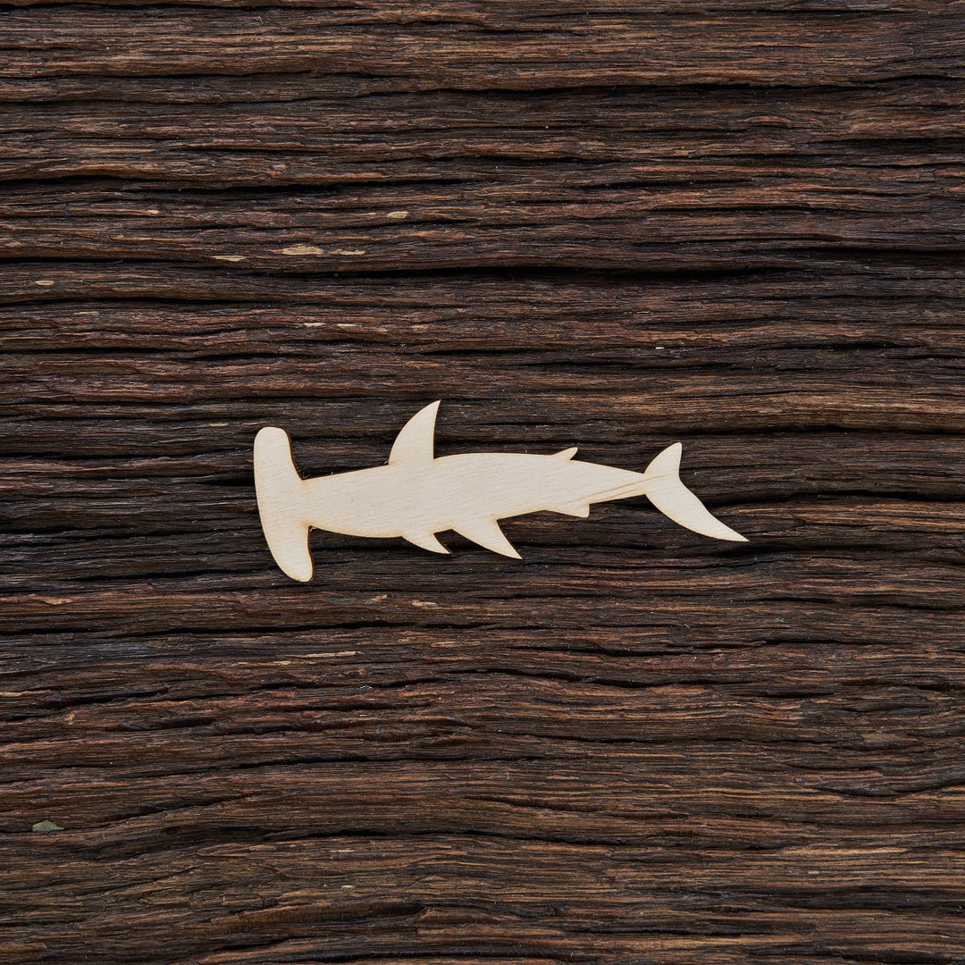 Wooden Hammerhead Shark Shape for Crafts and Decoration - Laser Cut ...