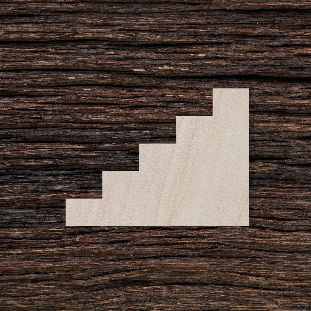 Wooden Steps for Crafts and Decorations - Steps Shape - Steps Magnet ...