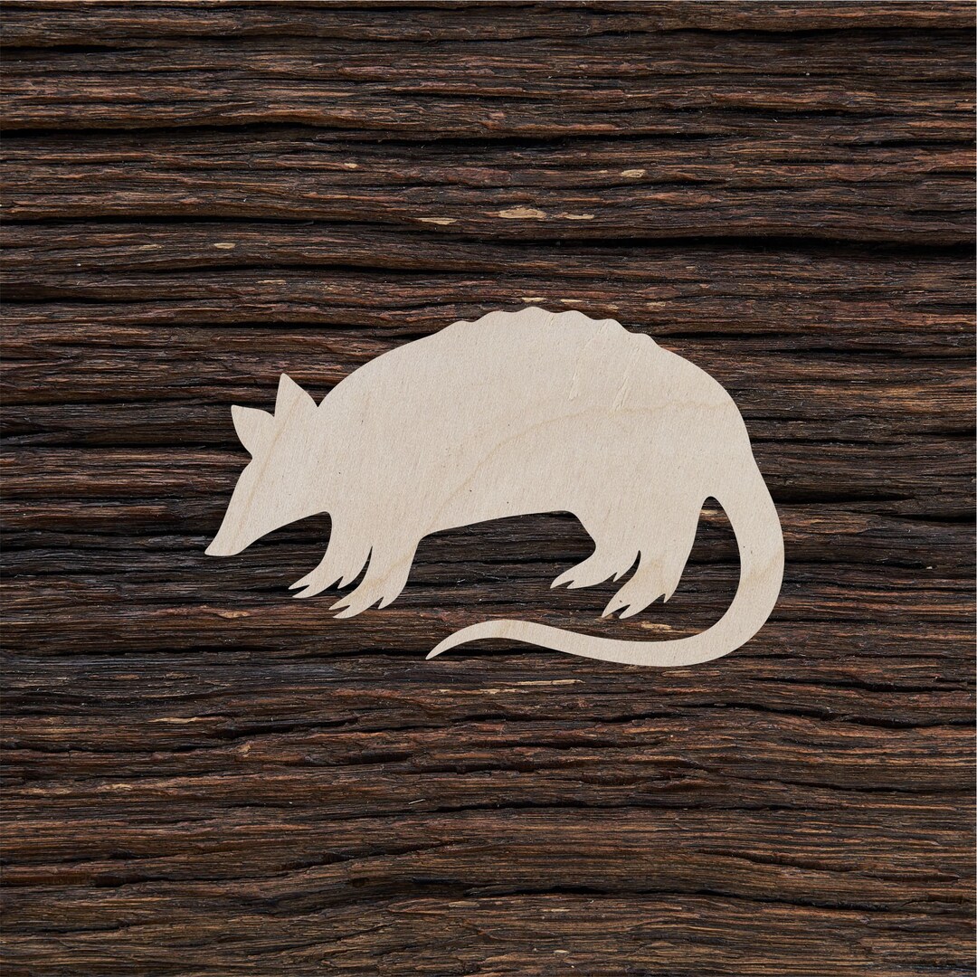 Wooden Armadillo Shape for Crafts and Decoration - Laser Cut ...