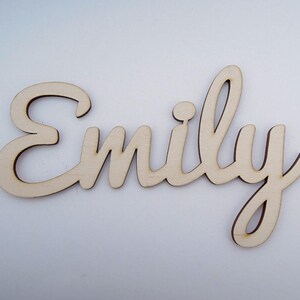 Wooden Custom Name Sign for Crafts & for Decoration - Laser Cut ...