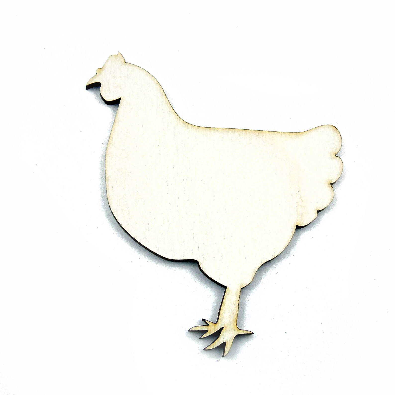 Wooden Chicken Hen Shape for Crafts Decoration Laser Cut | Etsy