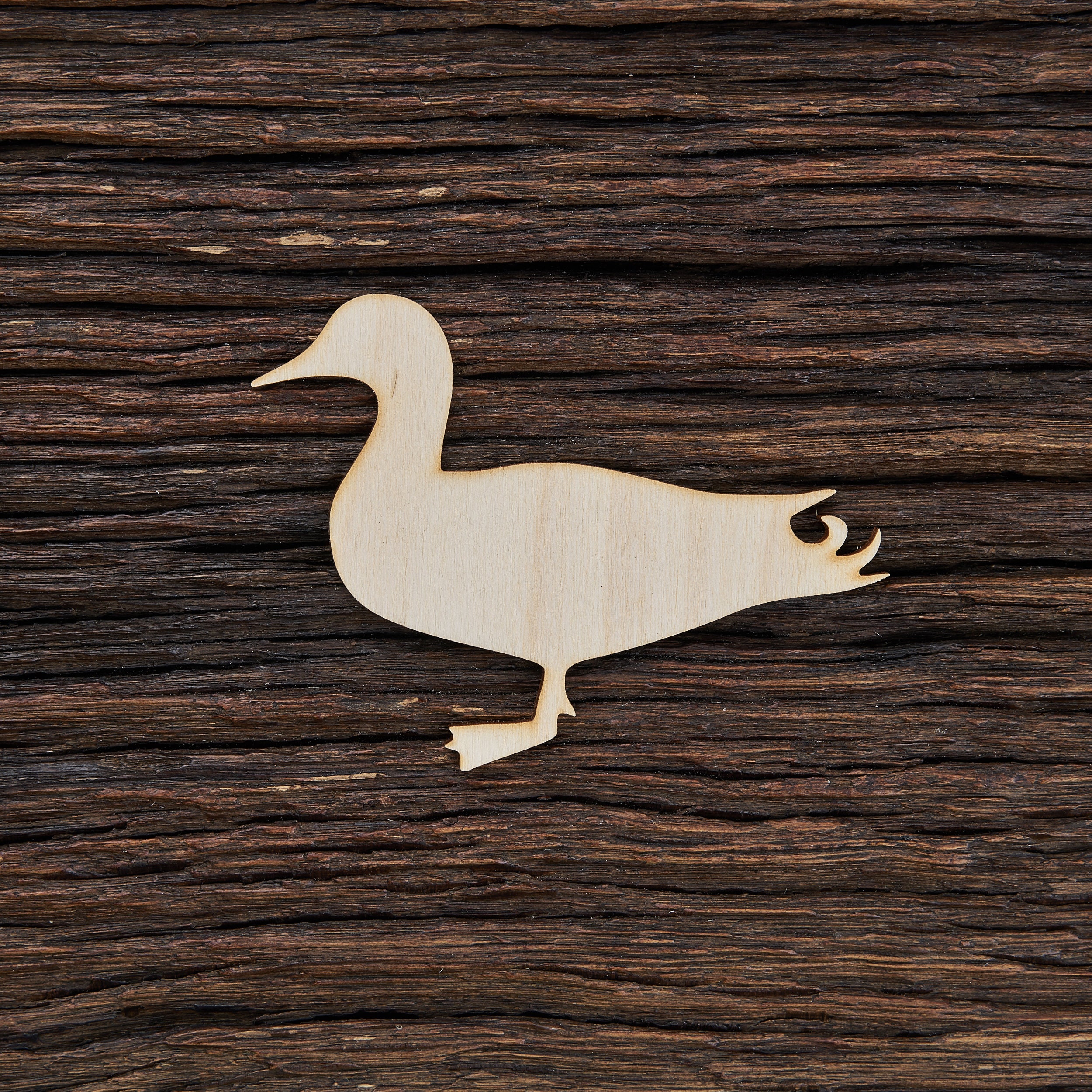Wooden Duck Shape for Crafts and Decoration Laser Cut Wood - Etsy