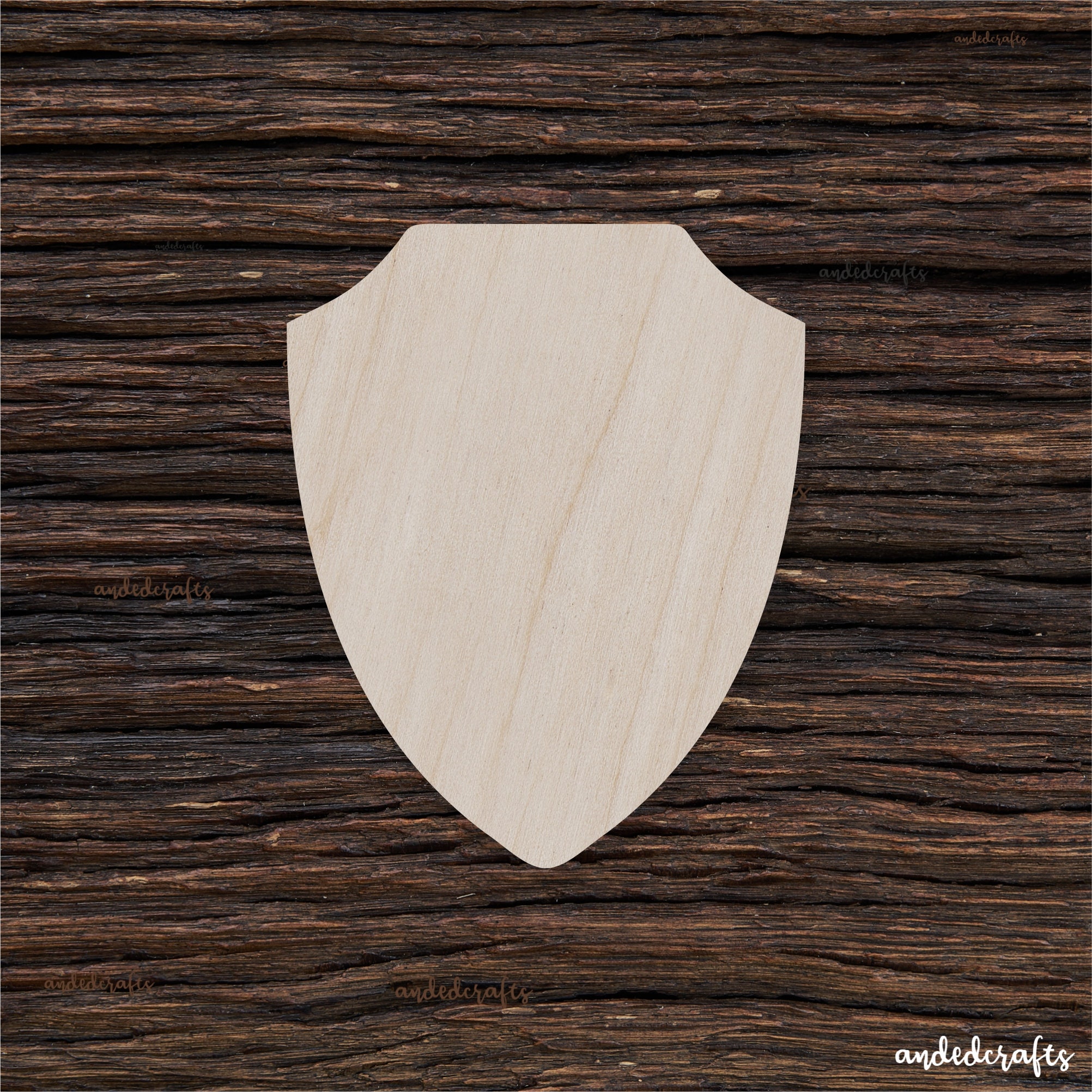 Wooden Ancient Shield Shape for Crafts and Decoration Laser Cut ...