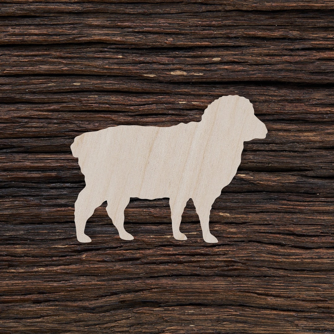 Wooden Sheep for Crafts and Decorations - Sheep Shape - Sheep Magnet ...