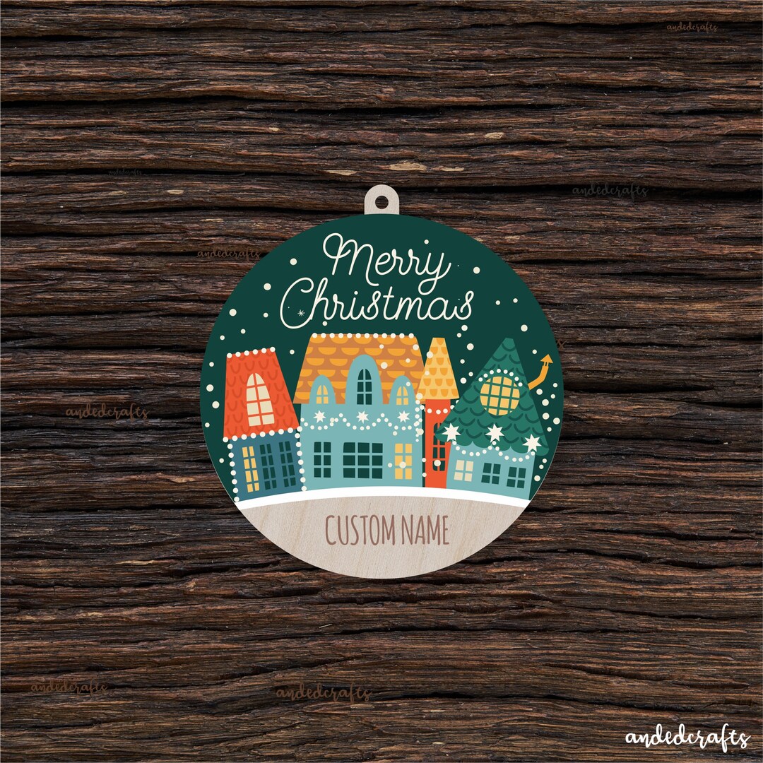 Wooden Custom Gift Tag for Crafts and Decoration - Engraved With Your ...