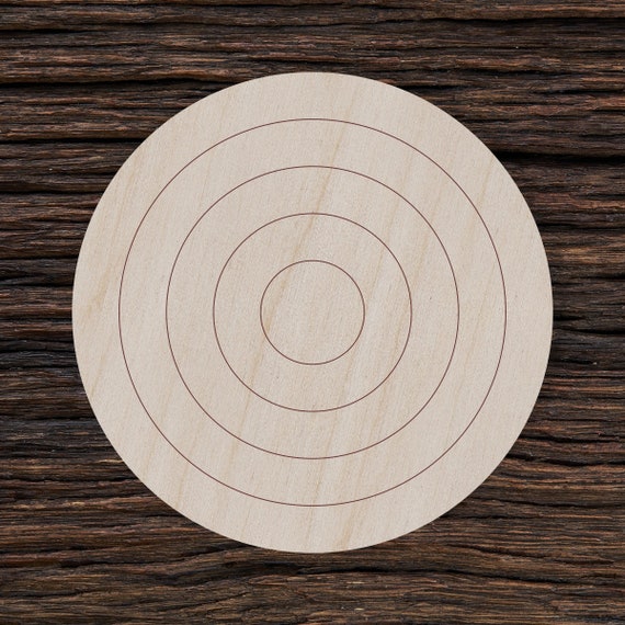Wooden Target for Crafts and Decorations Target Bullseye - Etsy