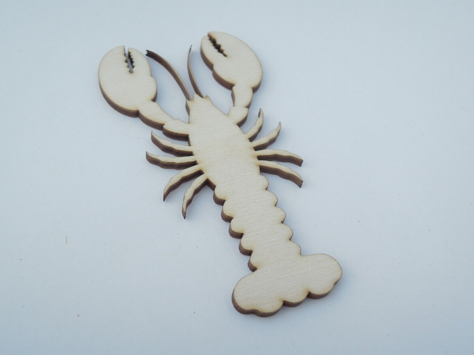 Wooden Crayfish Shape for Crafts and Decoration - Laser Cut - Wooden ...
