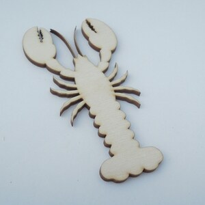 Wooden Crayfish Shape for Crafts and Decoration - Laser Cut - Wooden ...