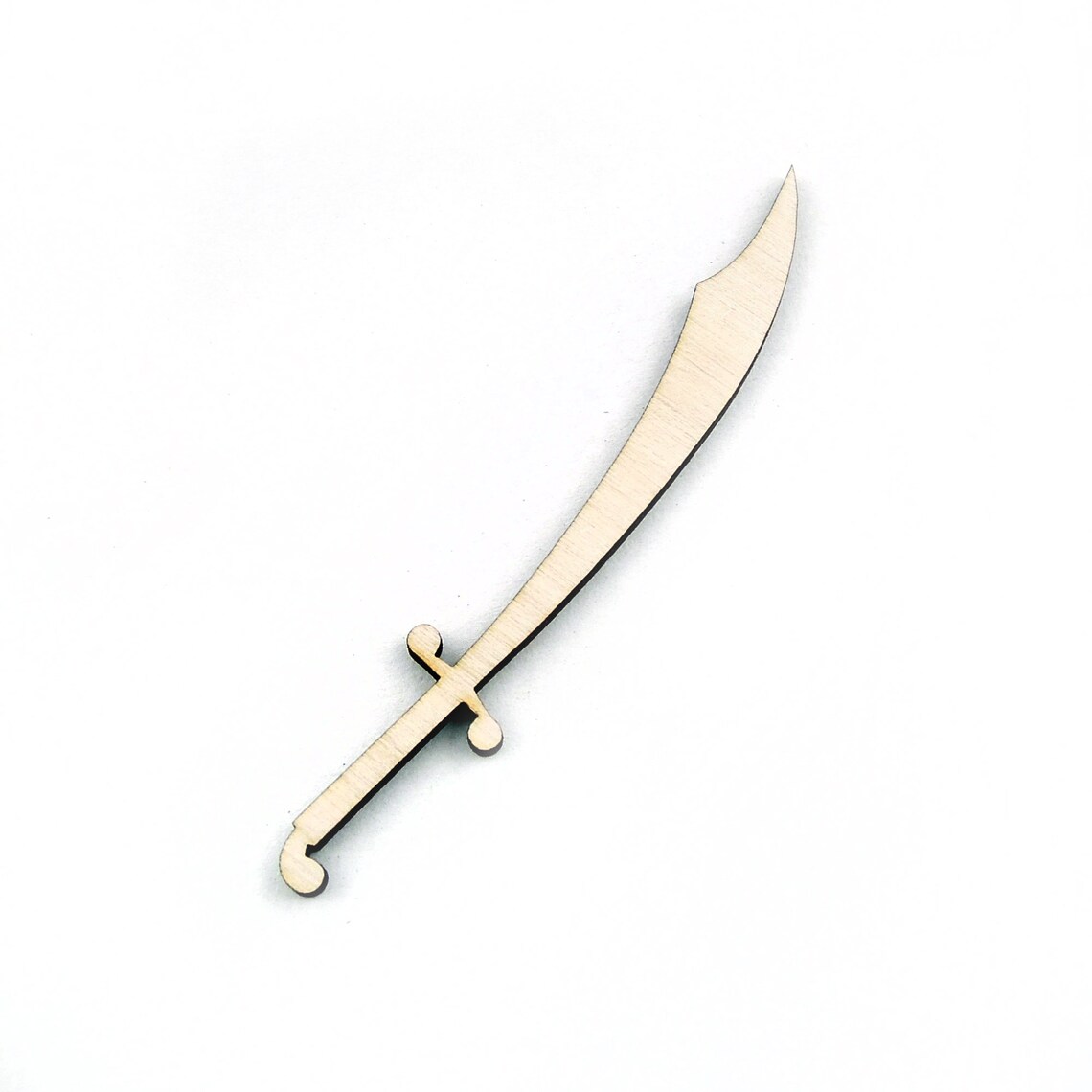 Wooden Scimitar Shape for Crafts and Decoration - Laser Cut - Scimitar ...