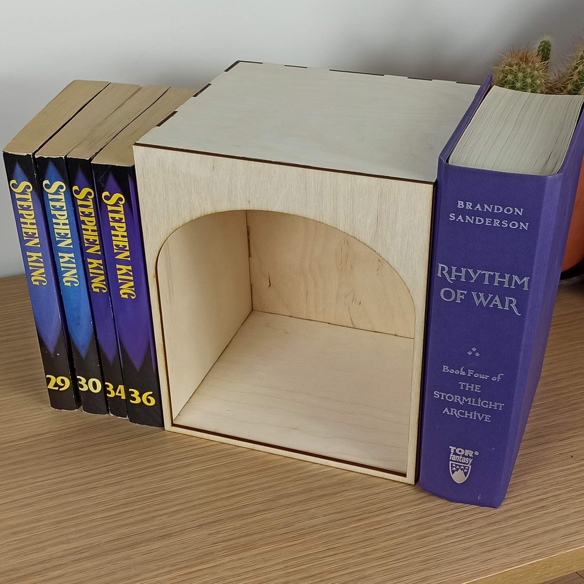 Wooden Double Book Nook Shape for Crafts and Decoration Book - Etsy