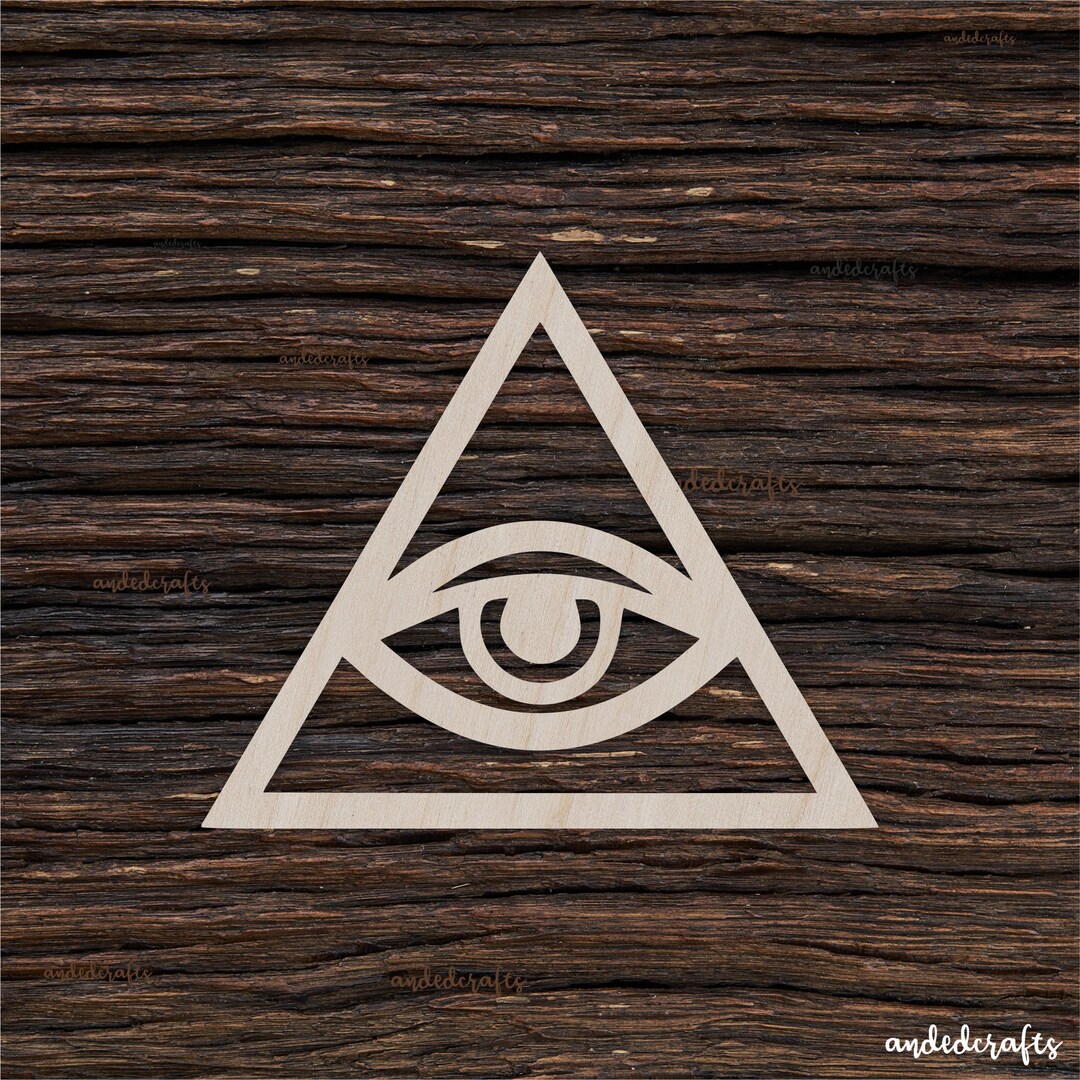 Wooden All Seeing Eye Shape for Crafts and Decoration - Laser Cut - Eye ...