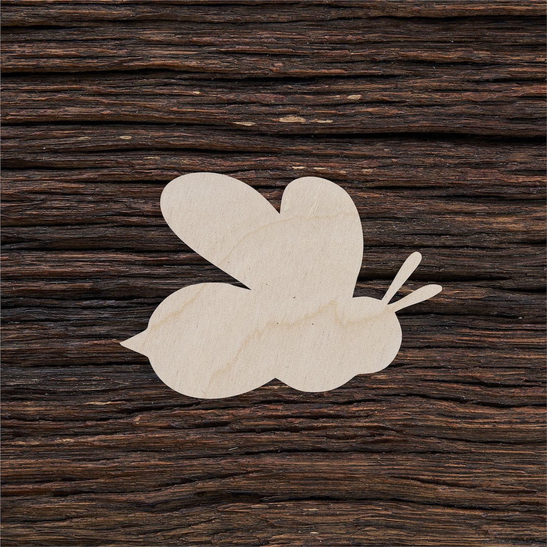 Wooden Honey Bee Shape for Crafts and Decoration - Laser Cut - Bumble ...