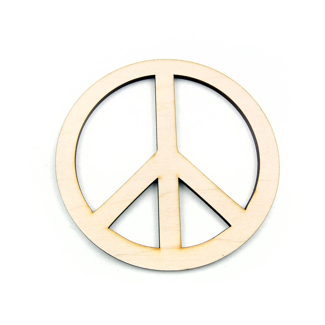 Wooden Peace Sign Shape for Crafts and Decoration Laser Cut | Etsy