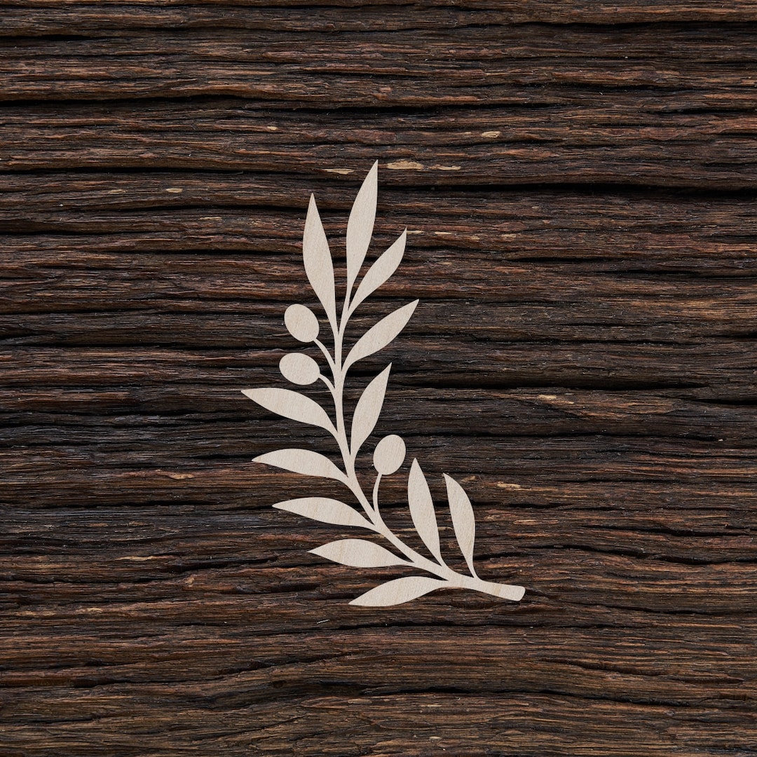 Wooden Olive Branch for Crafts and Decorations - Olive Branch - Olive ...