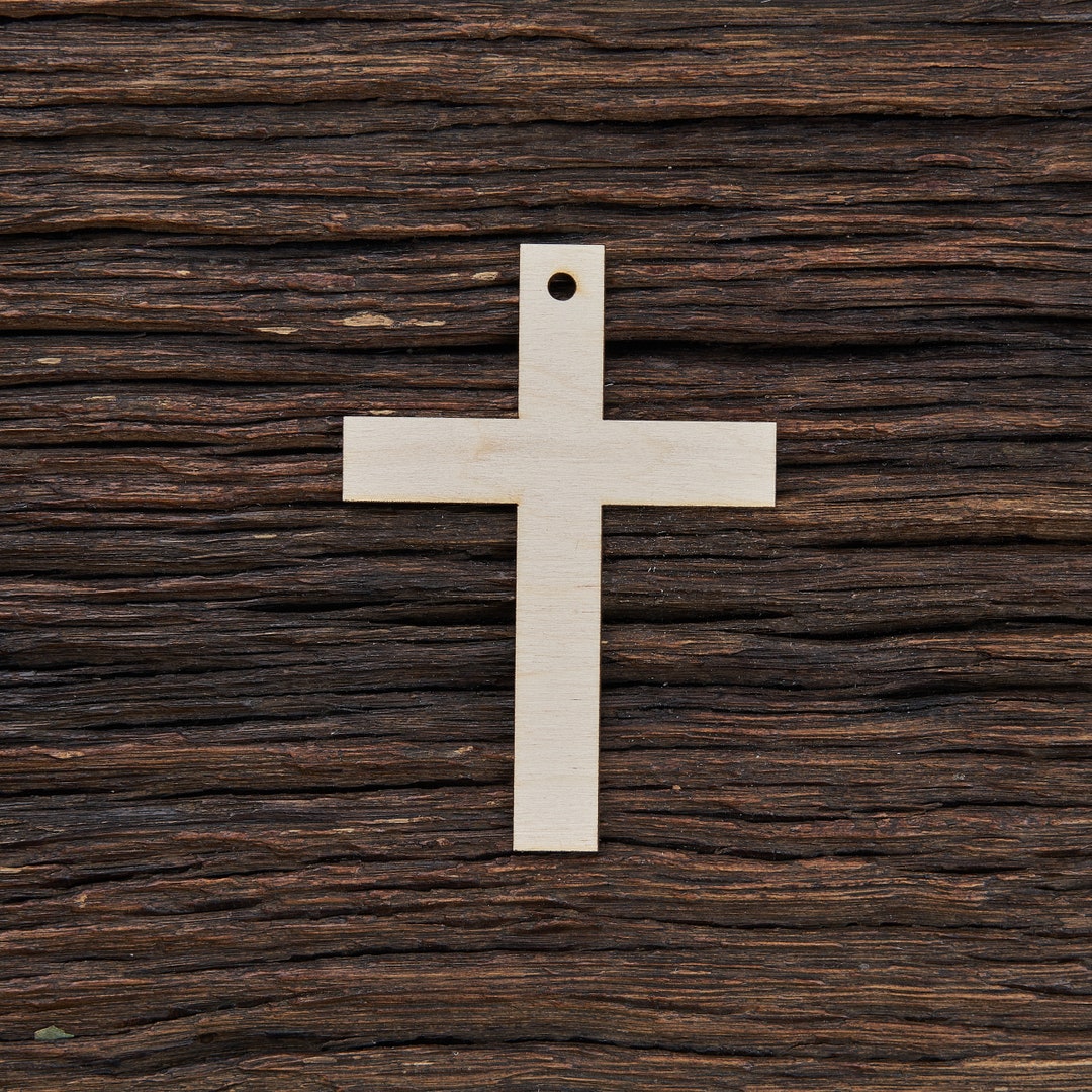 Wooden Cross Shape for Crafts - Laser Cut - Wall Cross - Blank Cross ...