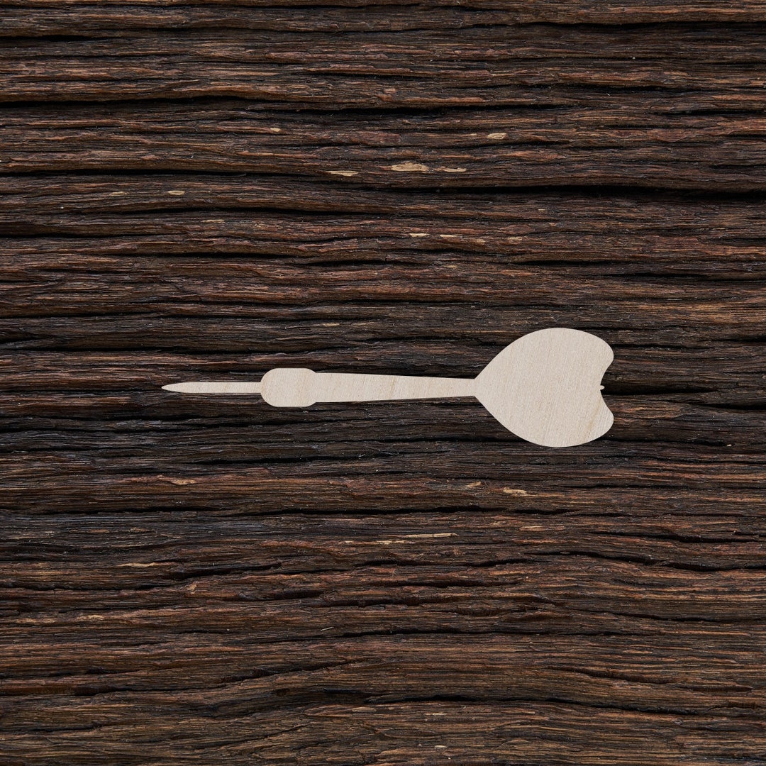 Wooden Dart for Crafts and Decorations - Dart Shape - Dart Earrings ...