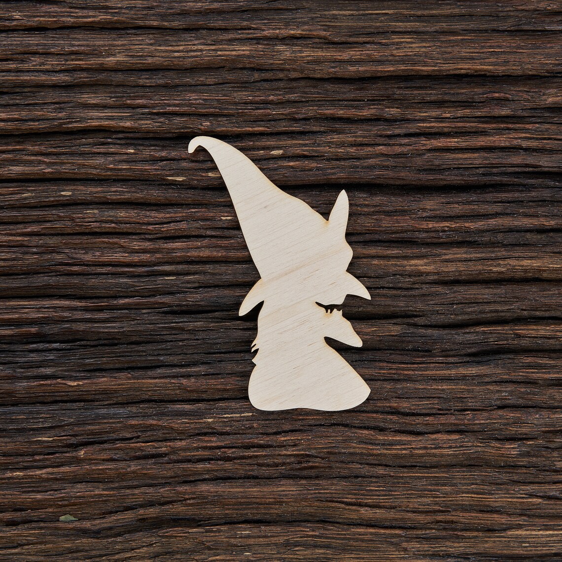 Wooden Witch Head Shape for Crafts and Decoration Laser Cut - Etsy