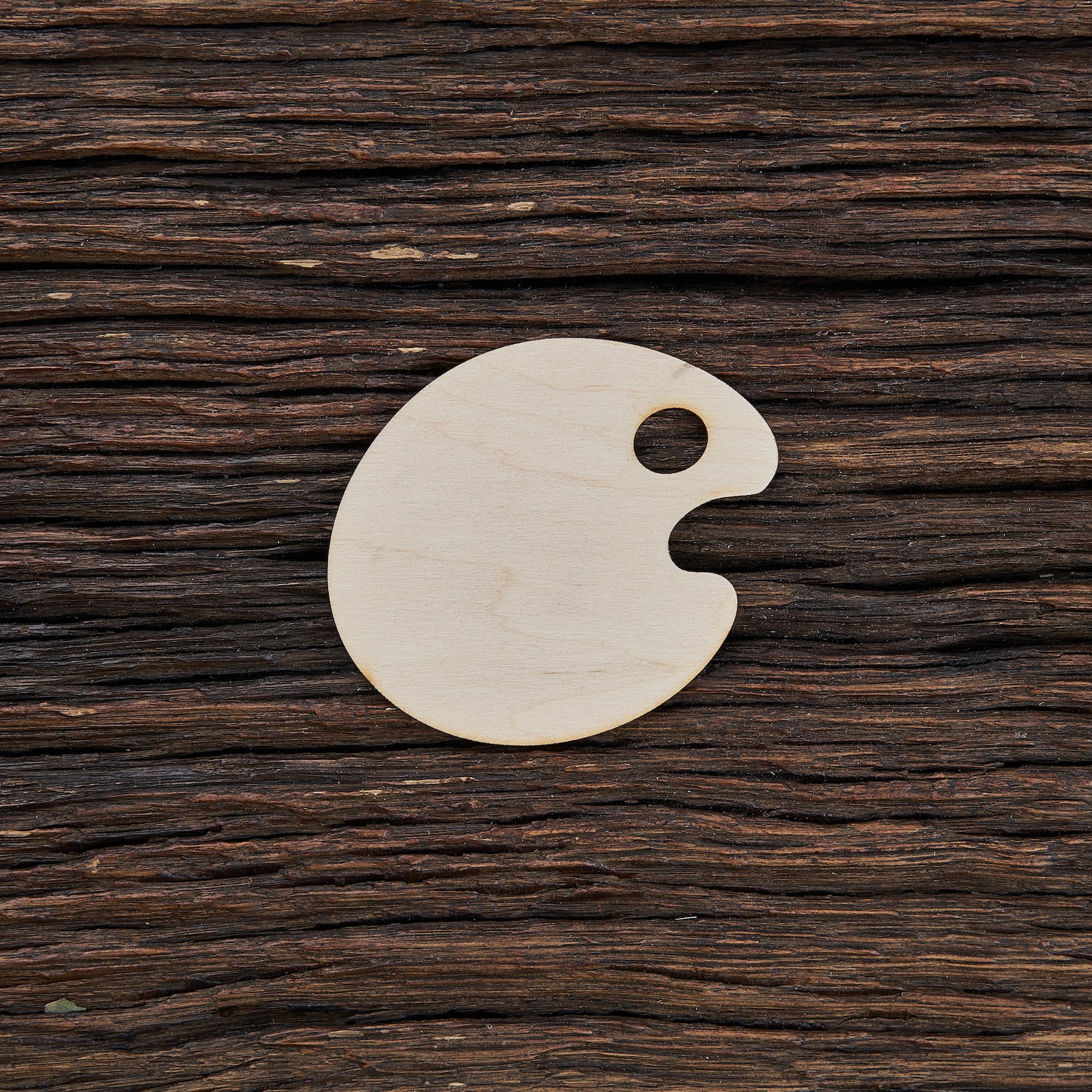 Wooden Paint Pallet Shape for Crafts and Decoration - Laser Cut ...