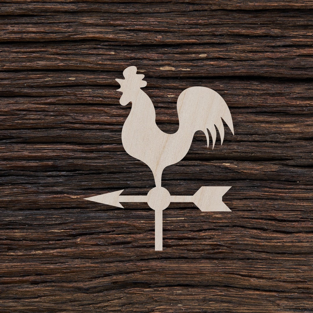 Wooden Weather Vane for Crafts and Decorations - Weather Vane - Weather ...