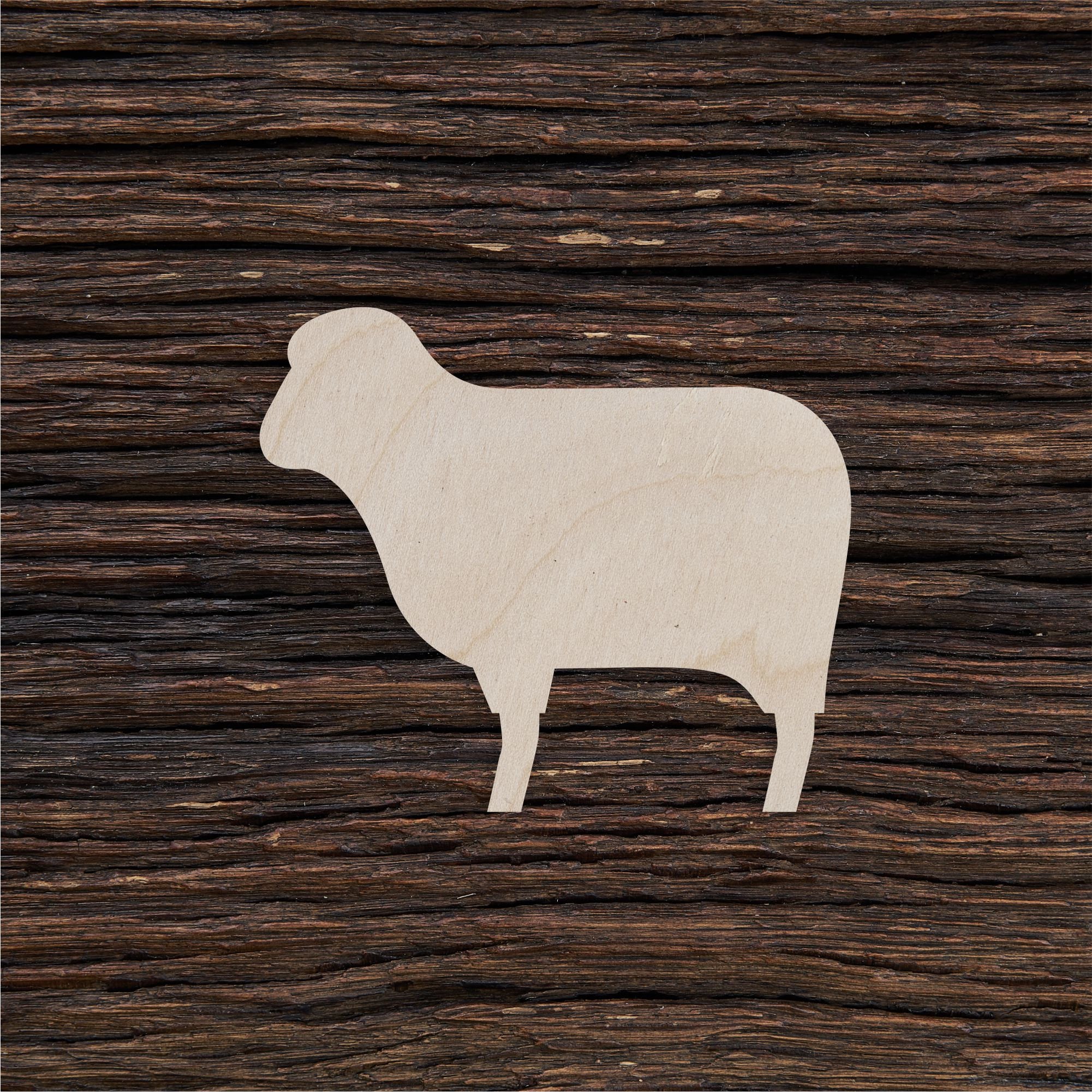Wooden Sheep Shape for Crafts and Decoration Laser Cut - Etsy