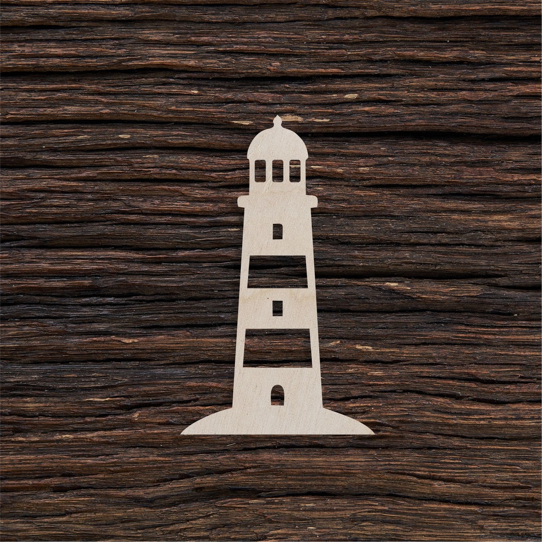 Wooden Lighthouse Shape for Crafts and Decoration - Lighthouse Decor ...